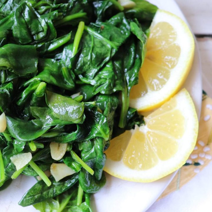 Garlic Butter Sauteed Spinach - Season & Thyme