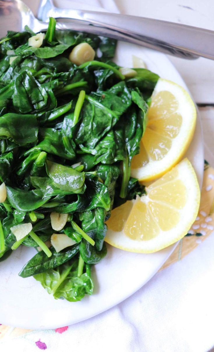 Garlic Butter Sauteed Spinach - Season & Thyme