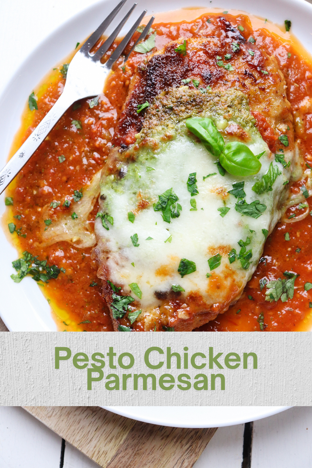 Pesto Chicken Parmesan - Season & Thyme