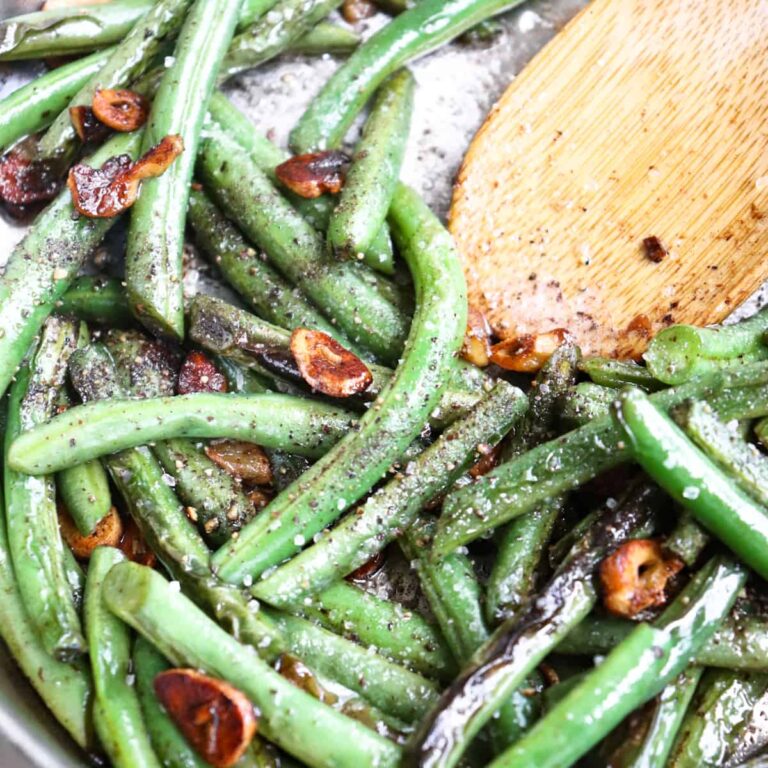 Crispy Garlic Butter Green Beans - Season & Thyme