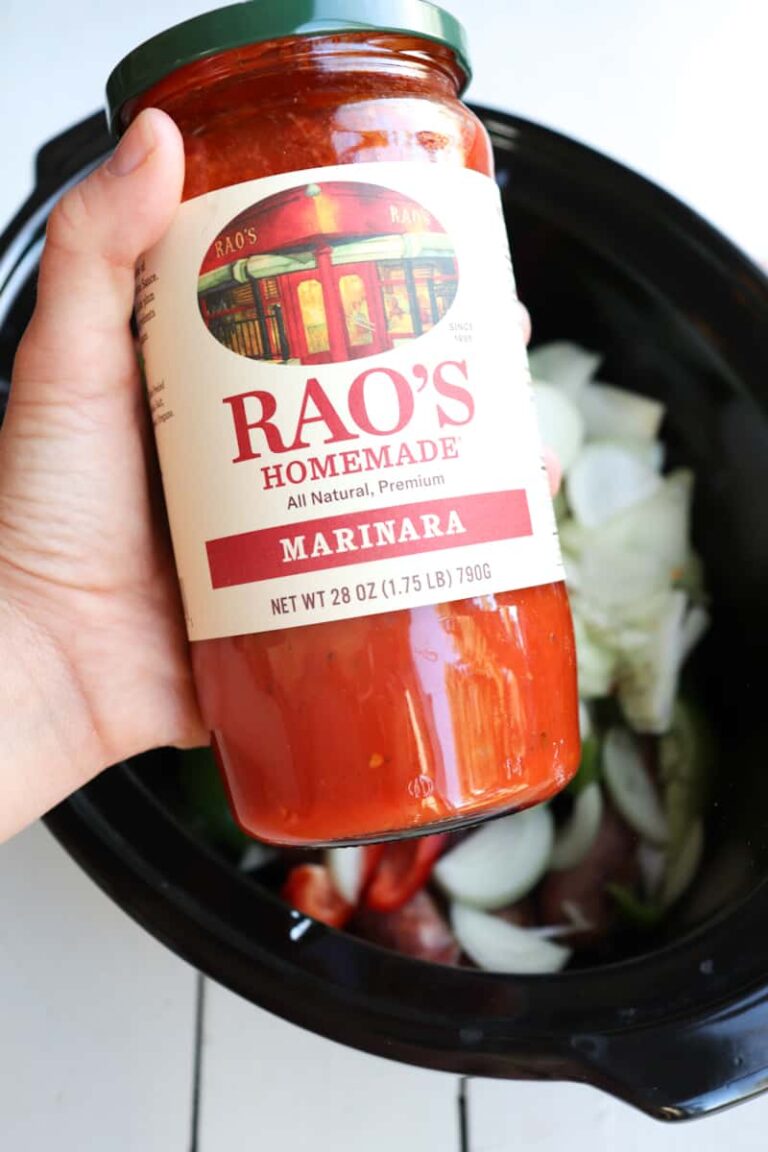 Crockpot Sausage and Peppers Rustica - Season & Thyme