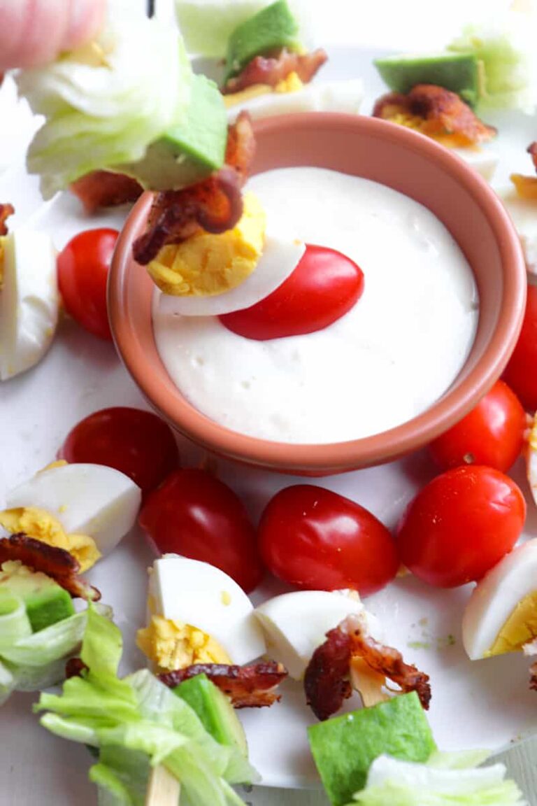 Mini Cobb Salad Kabobs - Season & Thyme