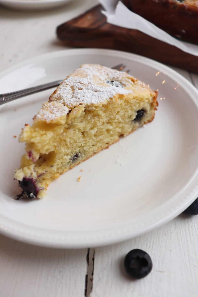 Easy Lemon Blueberry Ricotta Cake - Season & Thyme