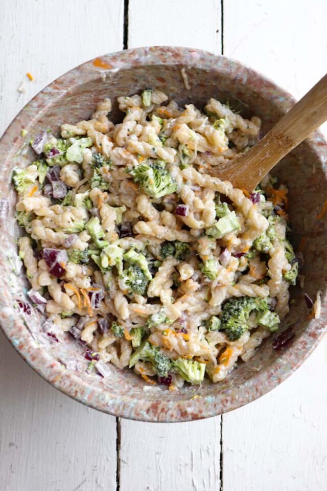Broccoli Crunch Pasta Salad - Season & Thyme