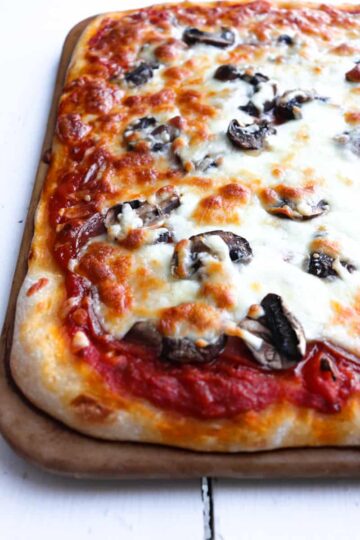 Cafeteria Style Rectangle Pizza - Season & Thyme