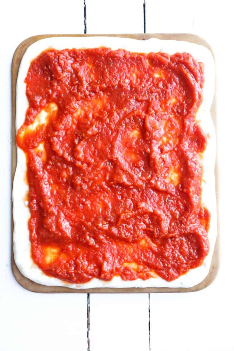 Cafeteria Style Rectangle Pizza - Season & Thyme