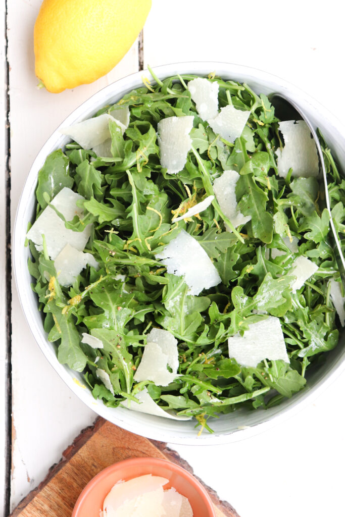 Rocca Salad (Arugula and Parmesan Salad) - Season & Thyme