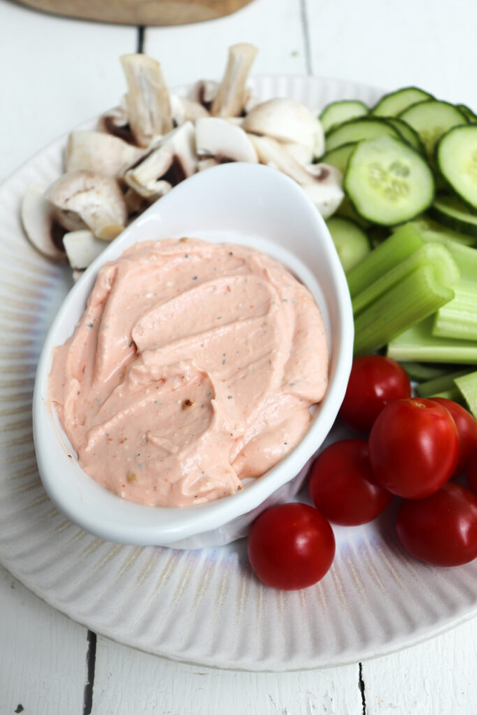 Easy Veggie Cream Cheese Dip - Season & Thyme
