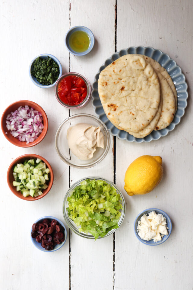 Healthy Greek Flatbreads - Season & Thyme