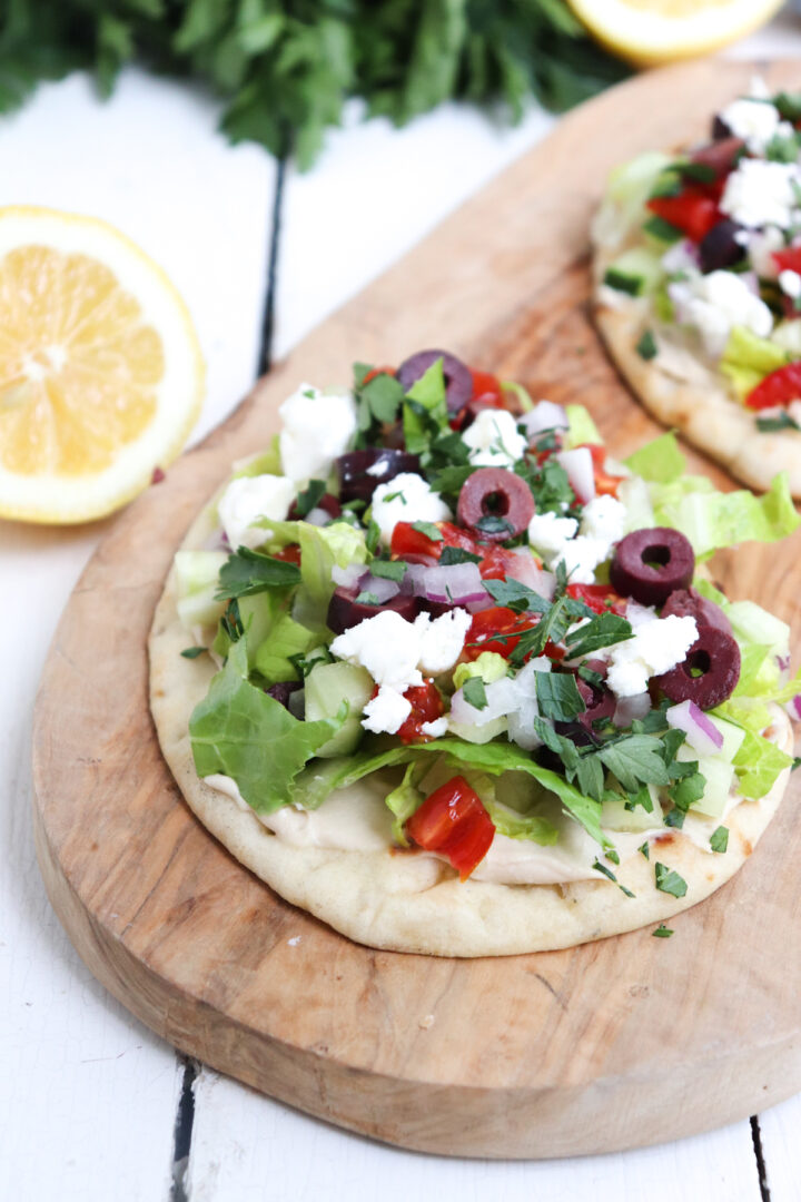 Healthy Greek Flatbreads - Season & Thyme