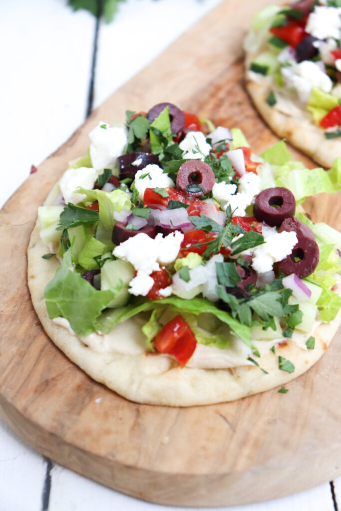 Healthy Greek Flatbreads - Season & Thyme