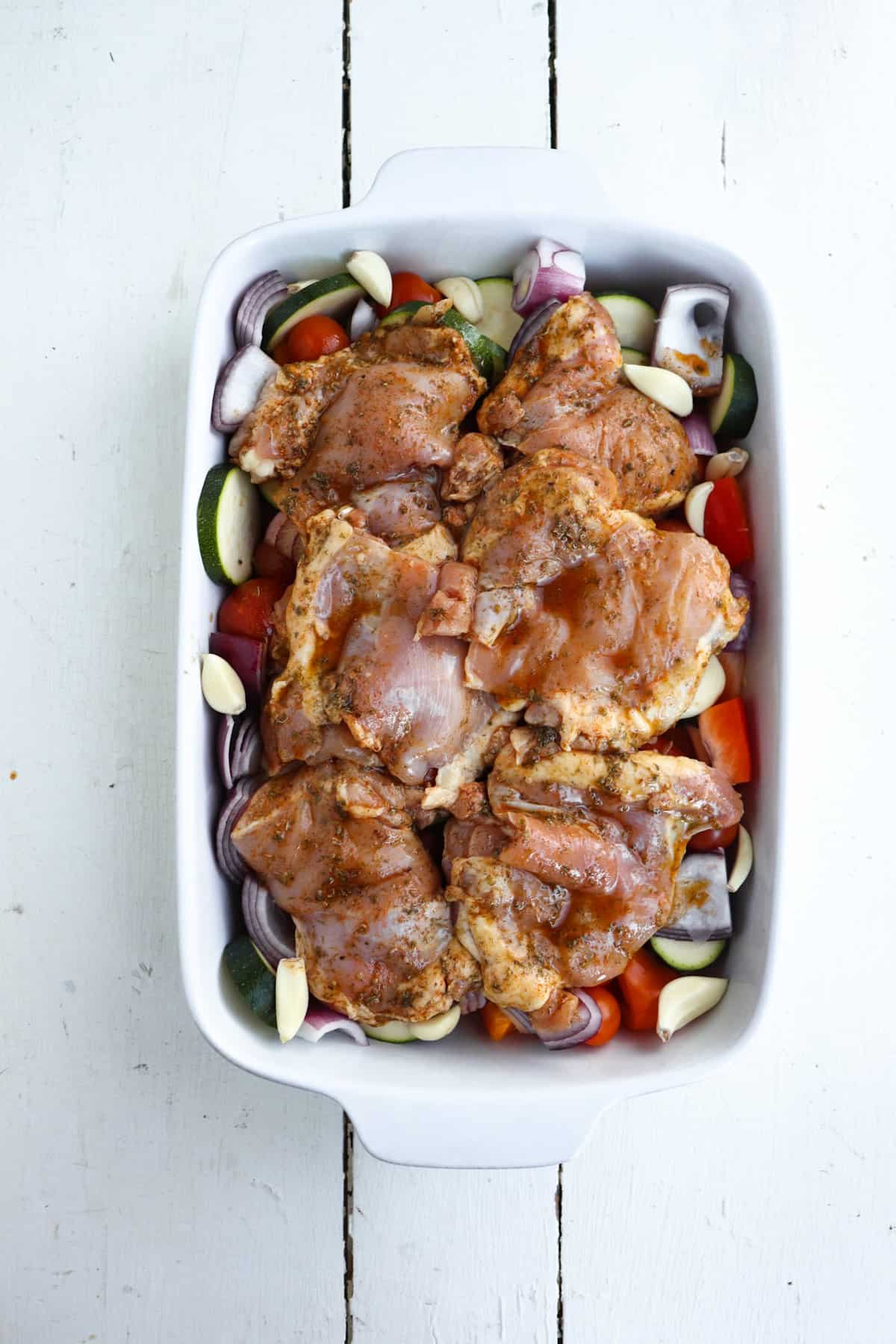 Greek Chicken Tray Bake - Season & Thyme