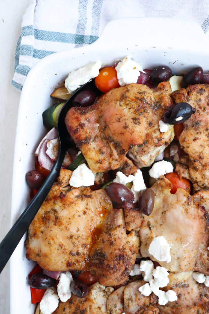 Greek Chicken Tray Bake - Season & Thyme