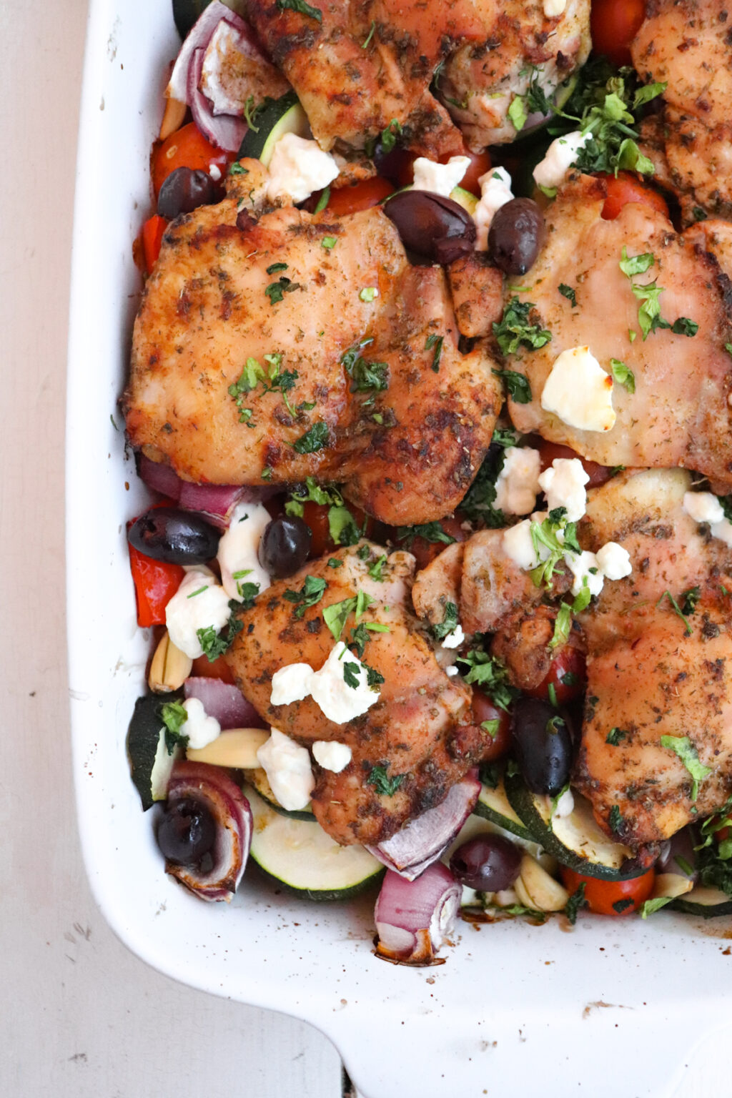 Greek Chicken Tray Bake - Season & Thyme