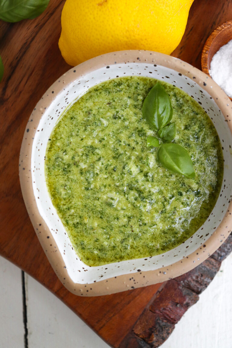 Lemon Pesto Sauce - Season & Thyme